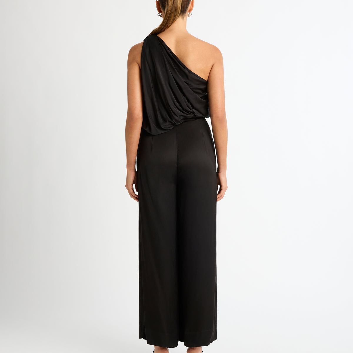 Cecilia Top Black | One Shoulder Top | SHEIKE