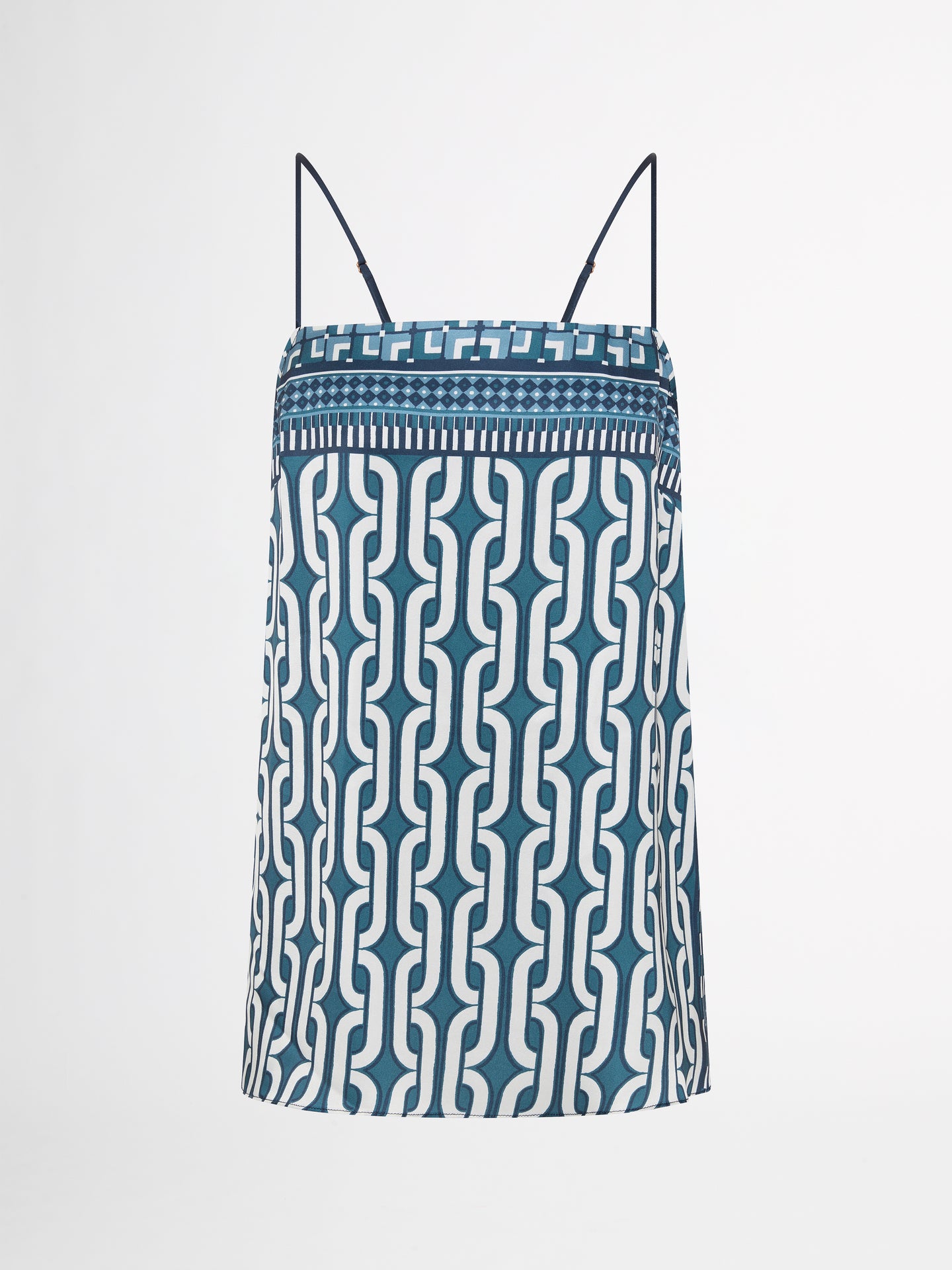 Willow Cami Geo Print | Straight Neck Top | SHEIKE