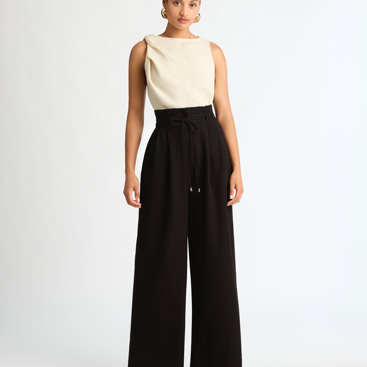 Loretta Pant Black | Wide Leg Pant | SHEIKE
