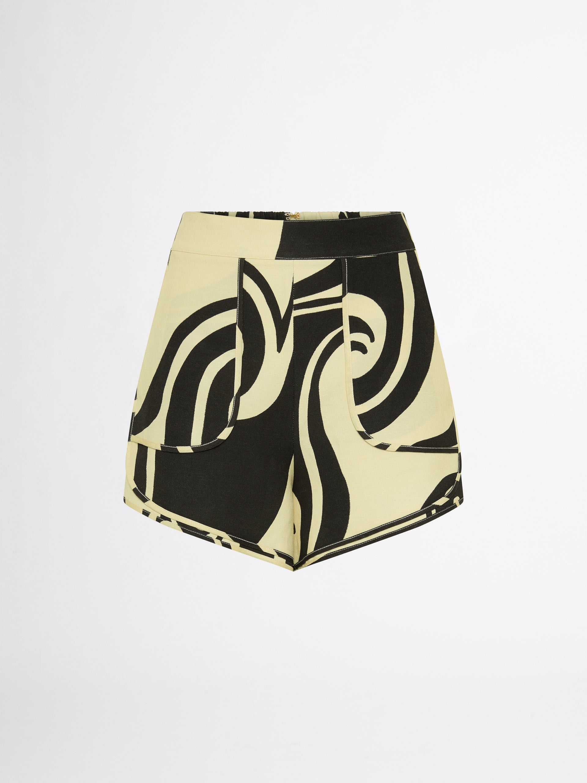 Oceanic Swirl Short Print | Linen Shorts | SHEIKE