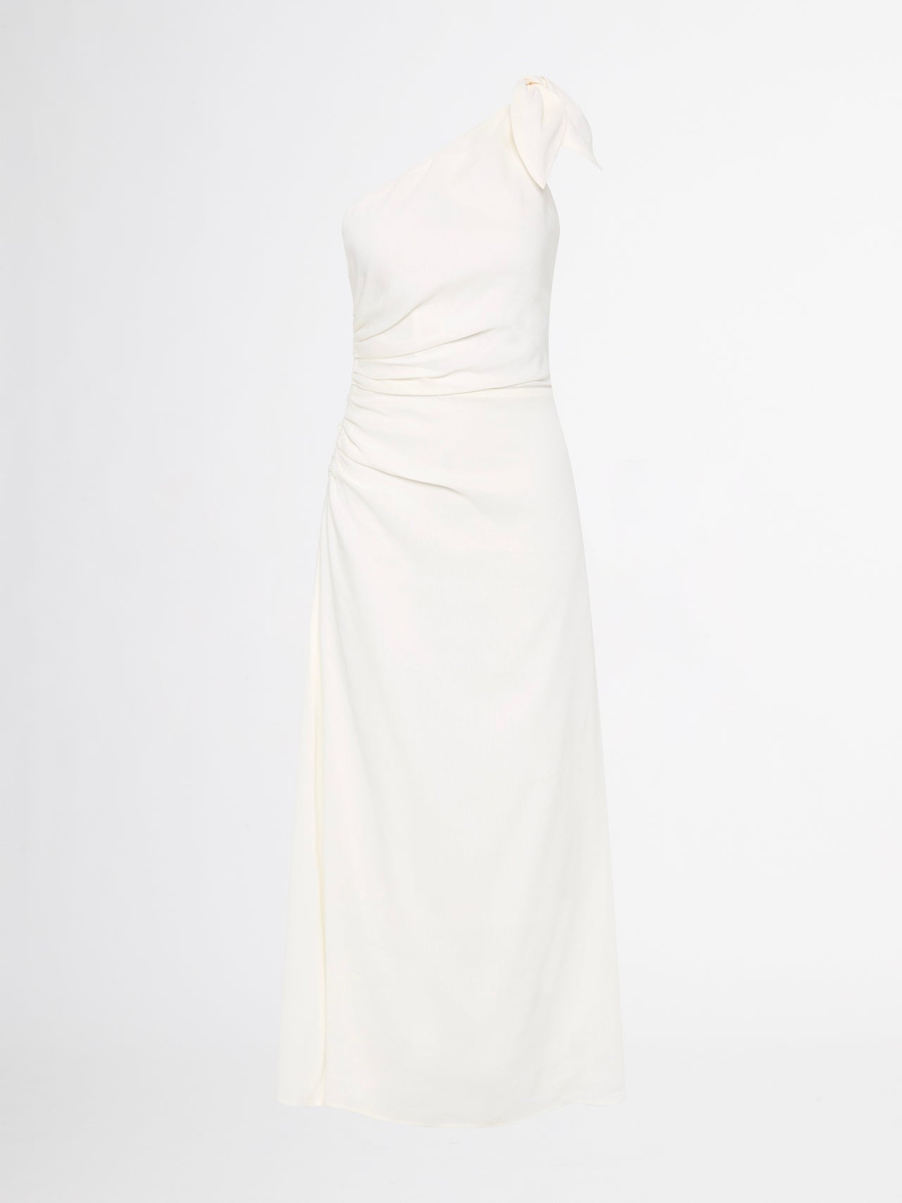 Azalea Midi Dress White | One Shoulder Dress | SHEIKE