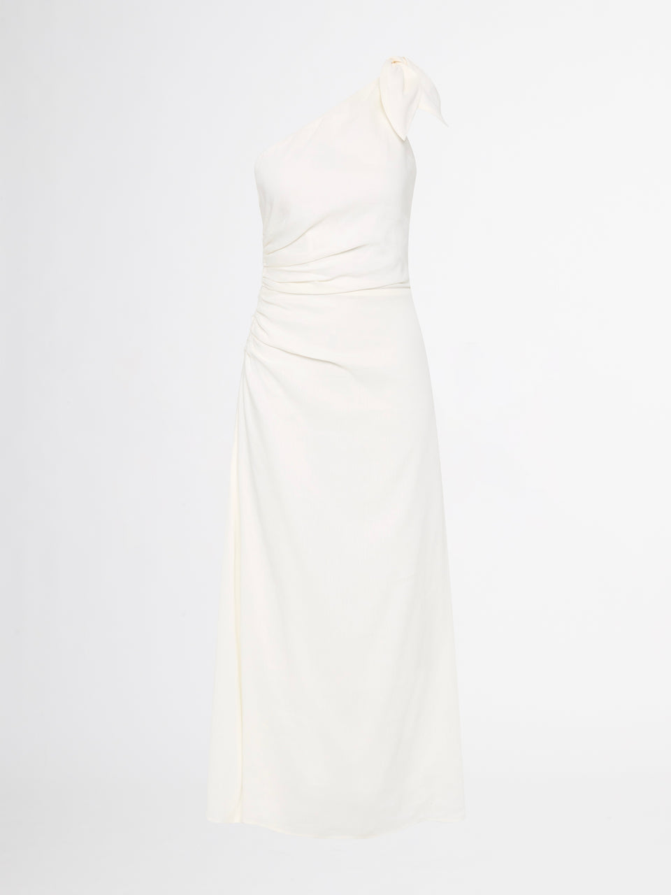Azalea Midi Dress White | One Shoulder Dress | SHEIKE