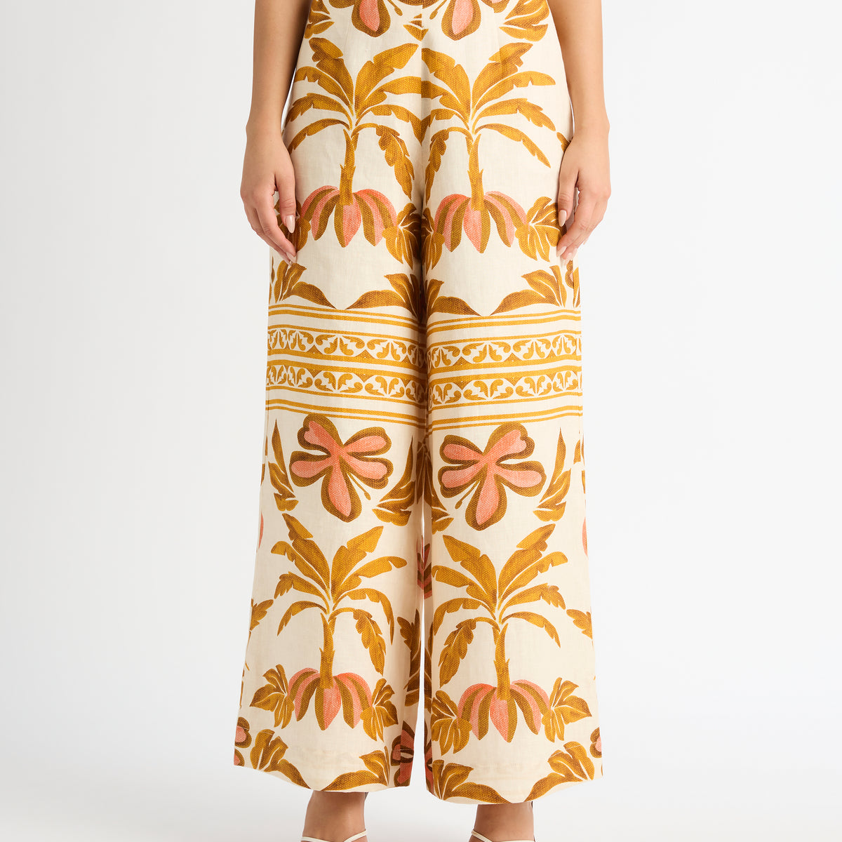 Carmelita Pant Print | Linen Pant | SHEIKE