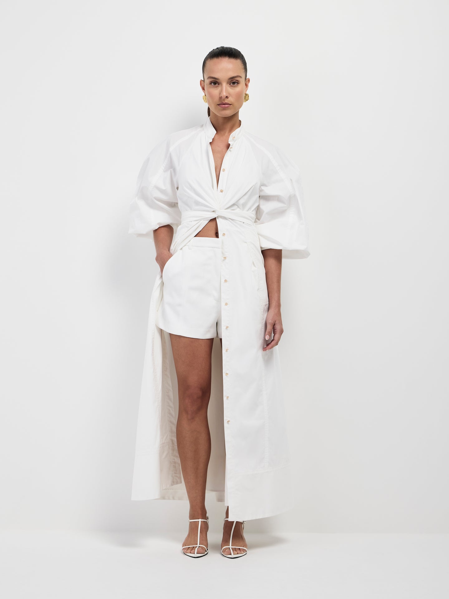 Dana Maxi Dress White | Cotton Maxi Dress | SHEIKE