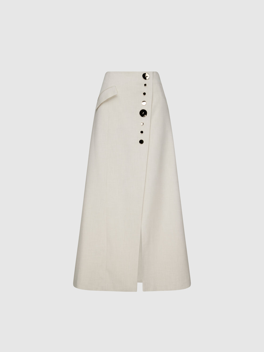 Shai Maxi Skirt Ecru | A-line Skirt | SHEIKE