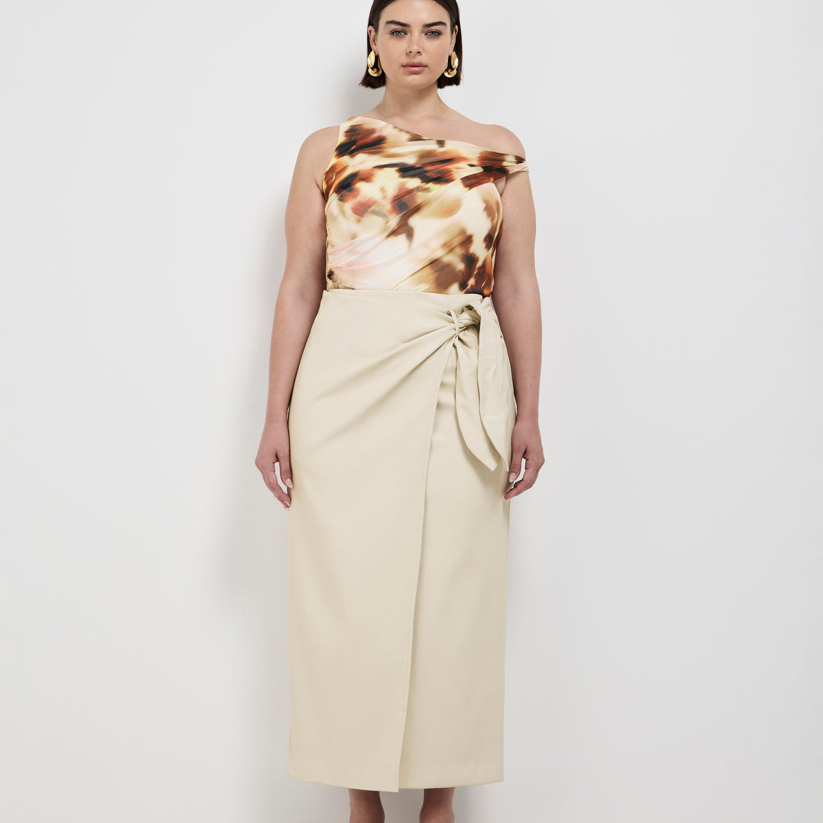 Shaded Bloom Top Floral | Printed Mesh Top | SHEIKE