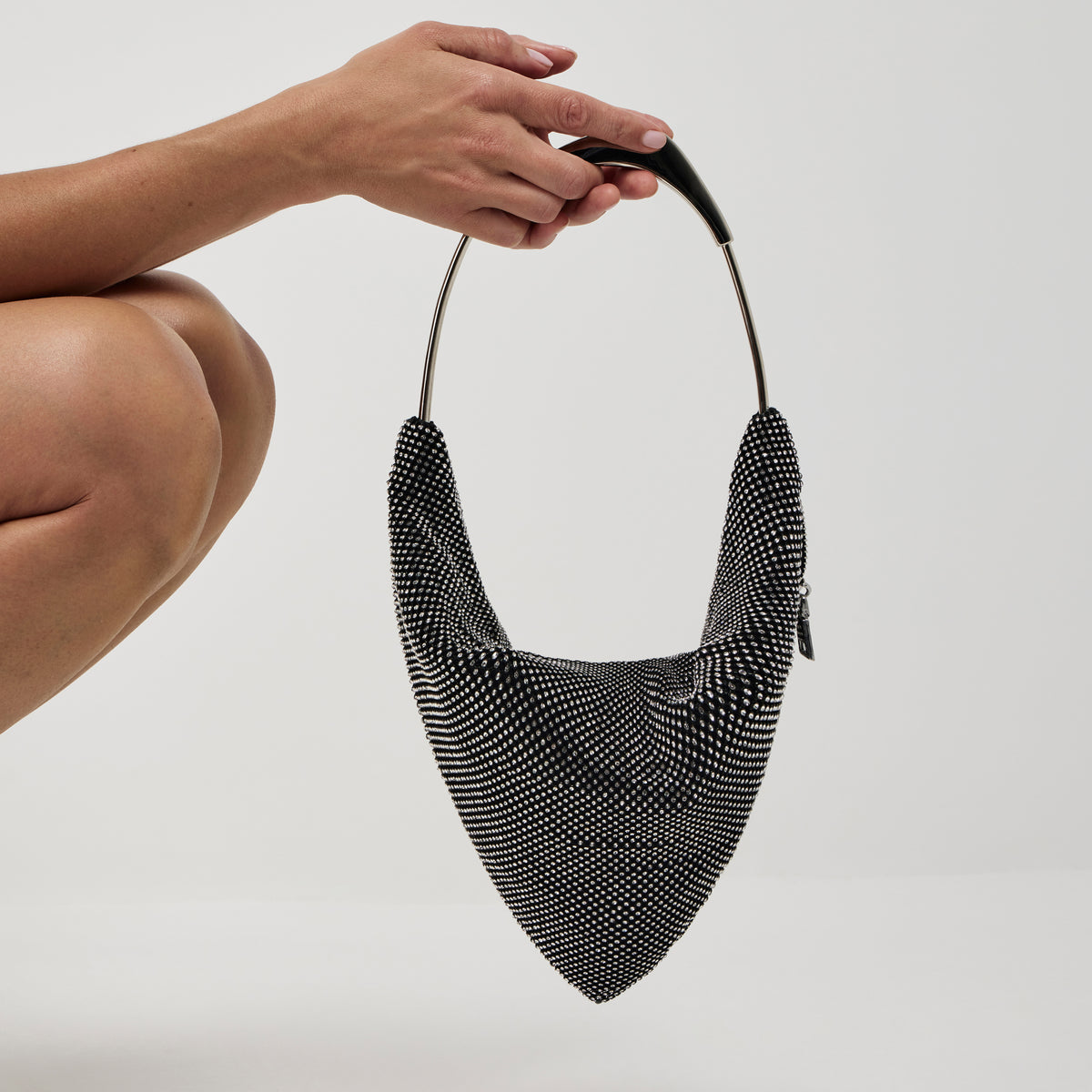 Skyline Bag Silver | Crystal Clutch | SHEIKE