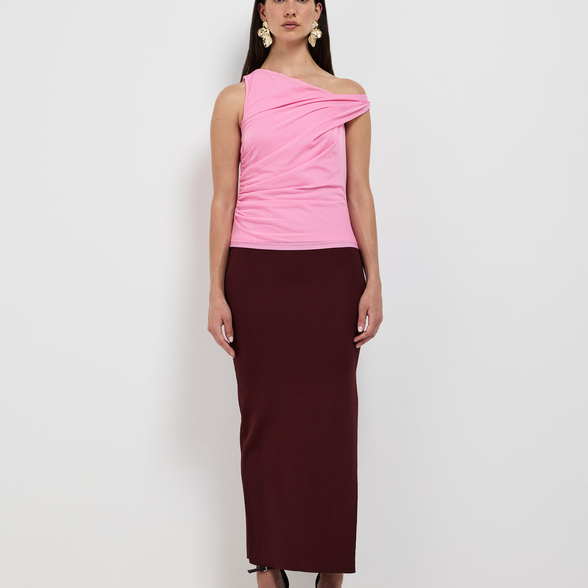 Angelic Mesh Top Pink | Off Shoulder Top | SHEIKE