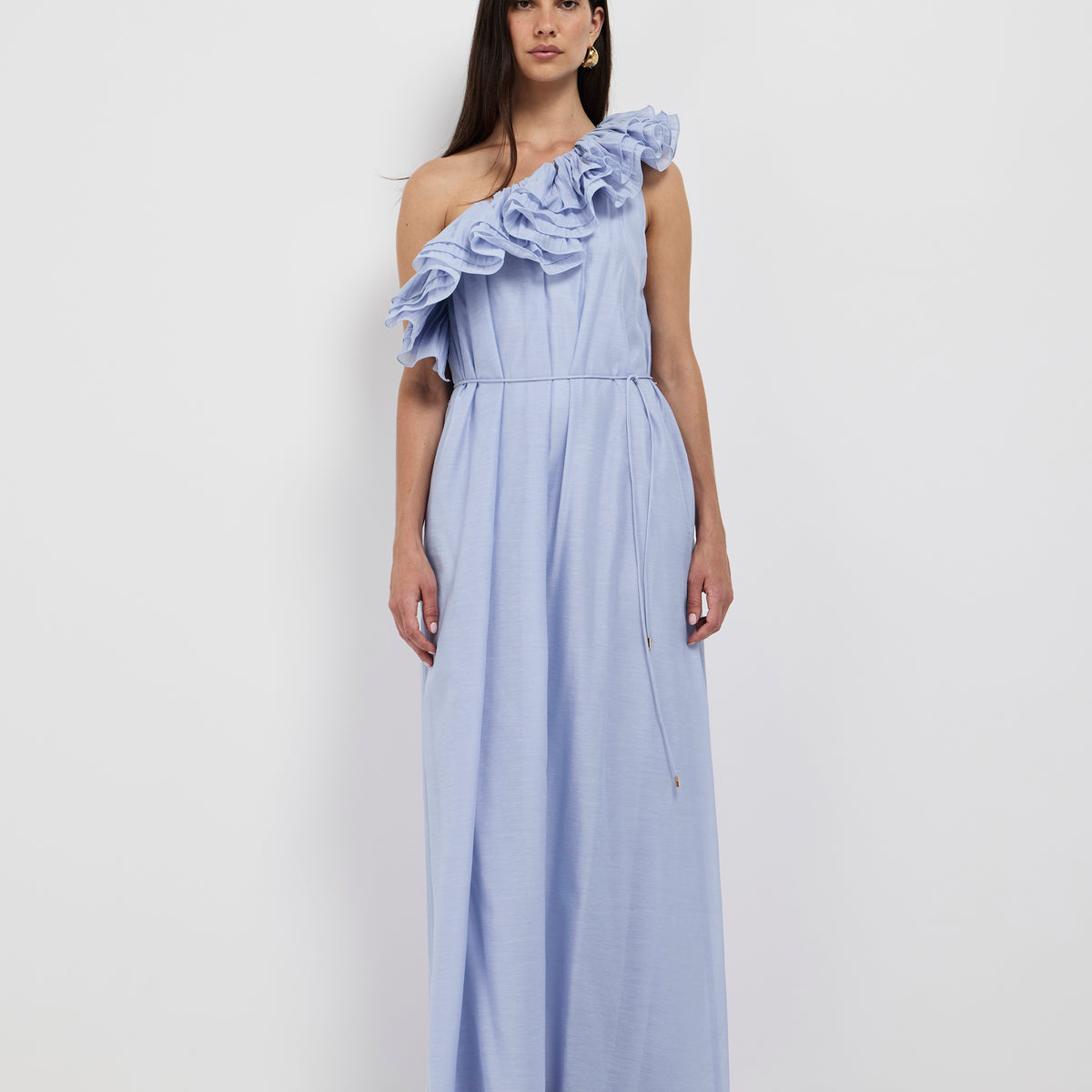 Bella Maxi Dress Periwinkle | One Shoulder Maxi | SHEIKE