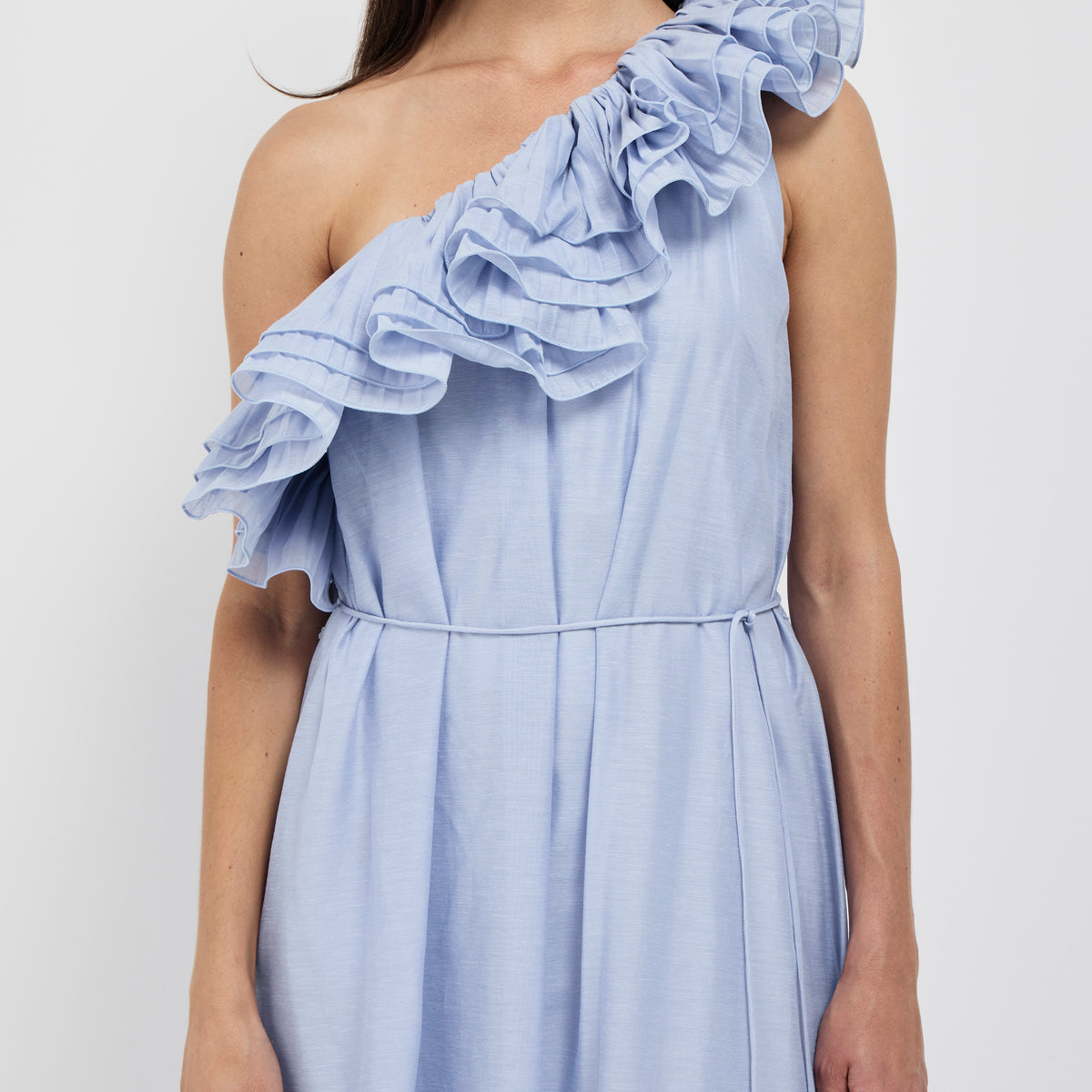 Bella Maxi Dress Periwinkle | One Shoulder Maxi | SHEIKE