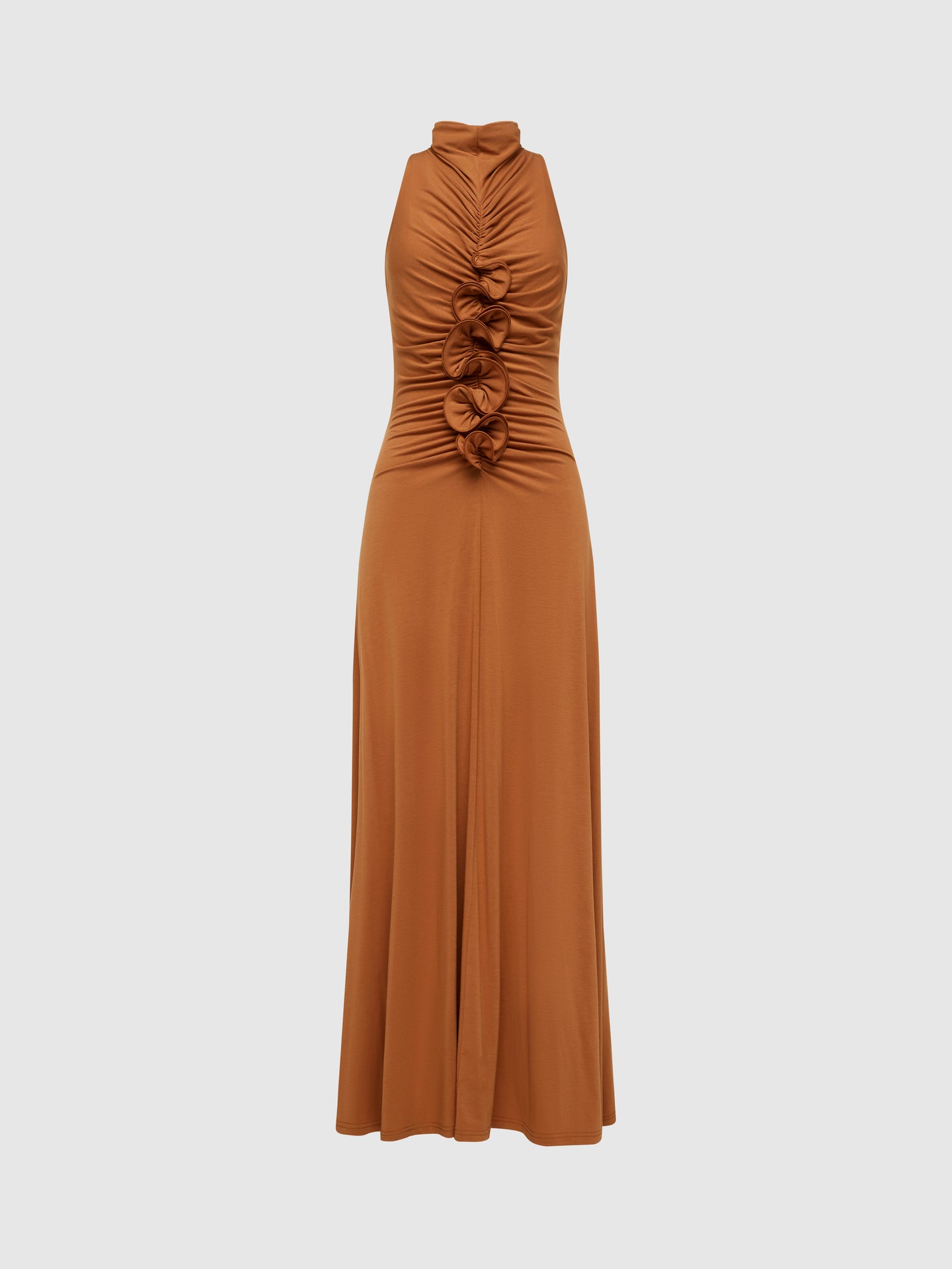 Lara Dress Ginger | Jersey Maxi Dress | SHEIKE