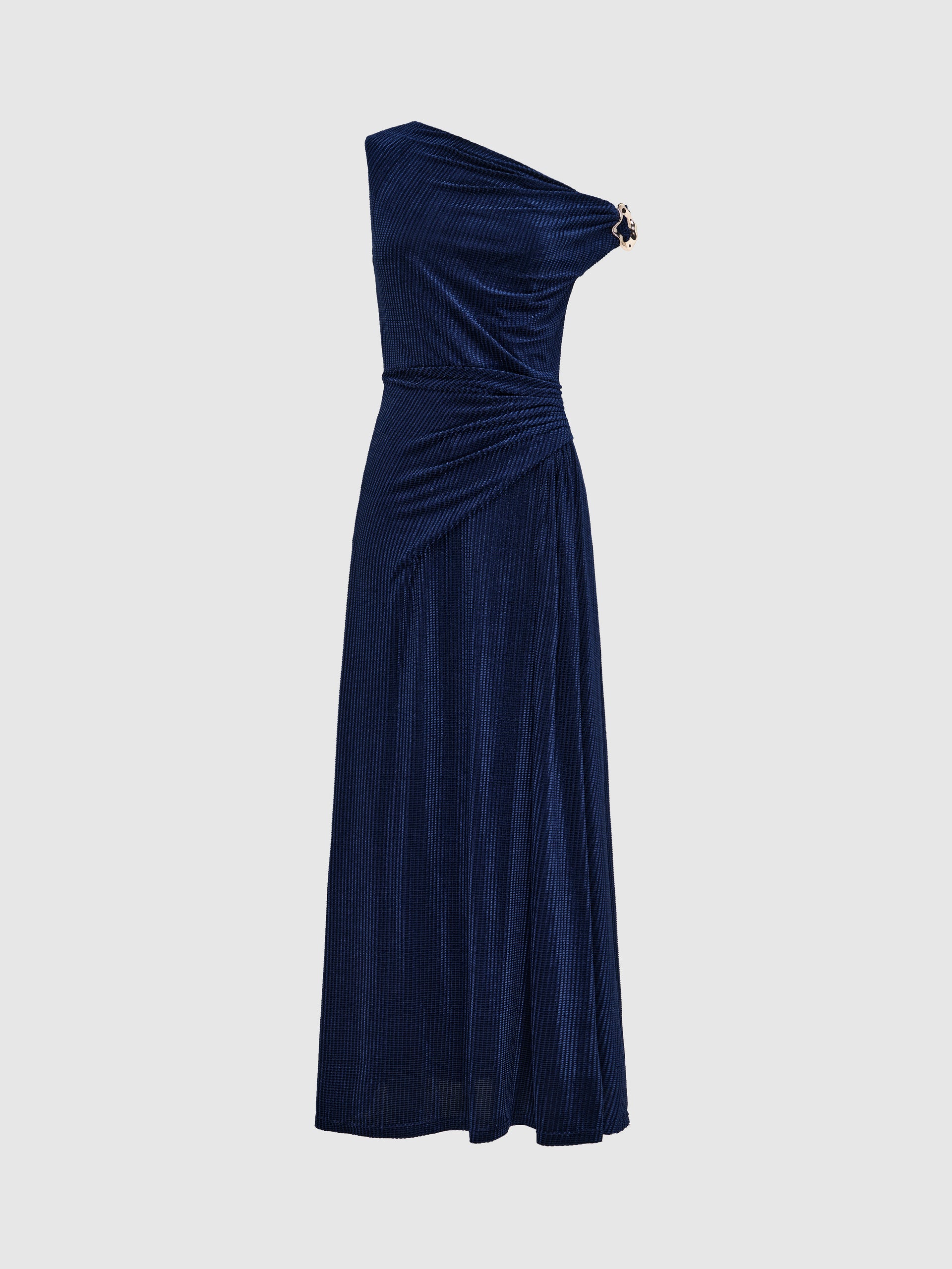 Solace Maxi Dress Navy | Velvet Evening Dress | SHEIKE