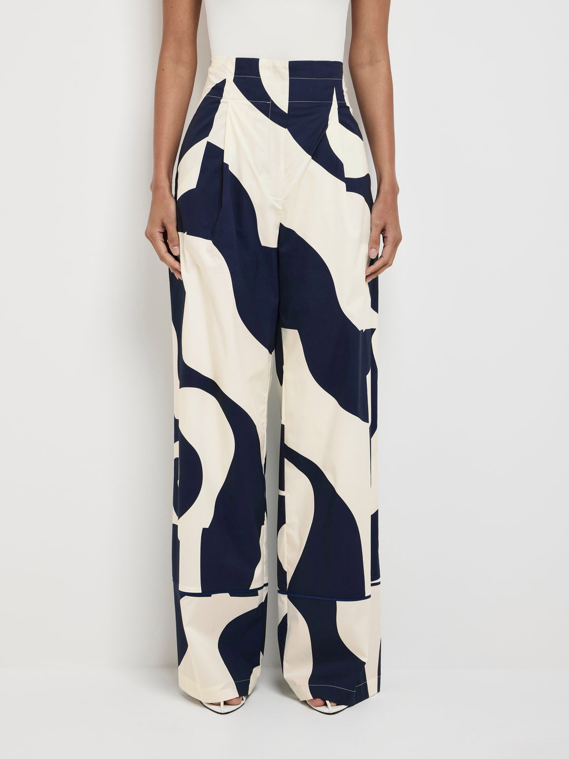 Ripple Pant Print | Wide Leg Pant | SHEIKE