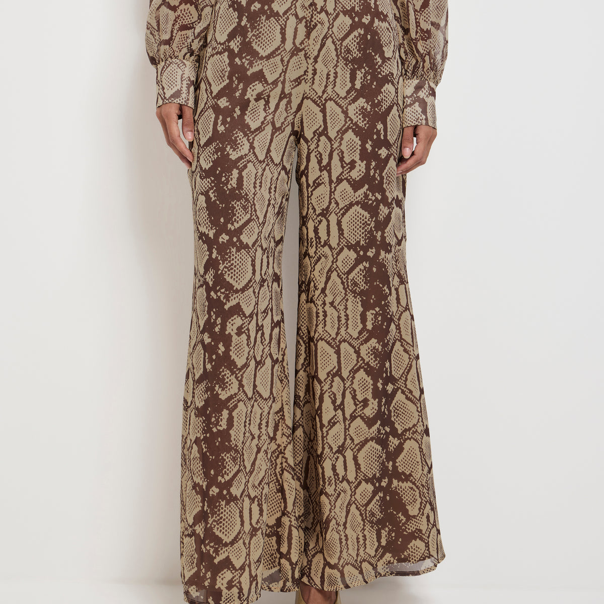 Daphne Pant Snake Print | Wide Leg Pant | SHEIKE