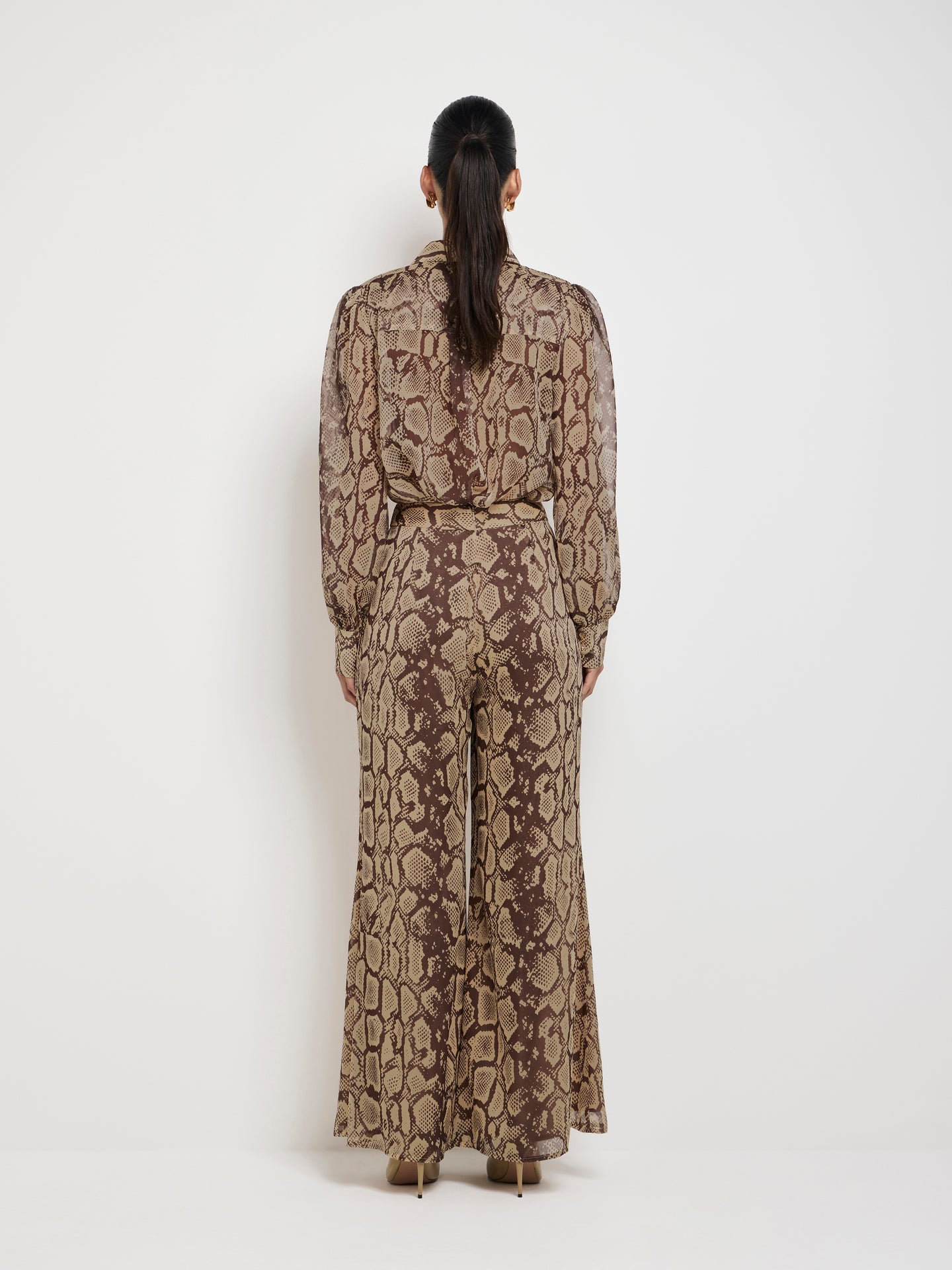 Daphne Pant Snake Print | Wide Leg Pant | SHEIKE