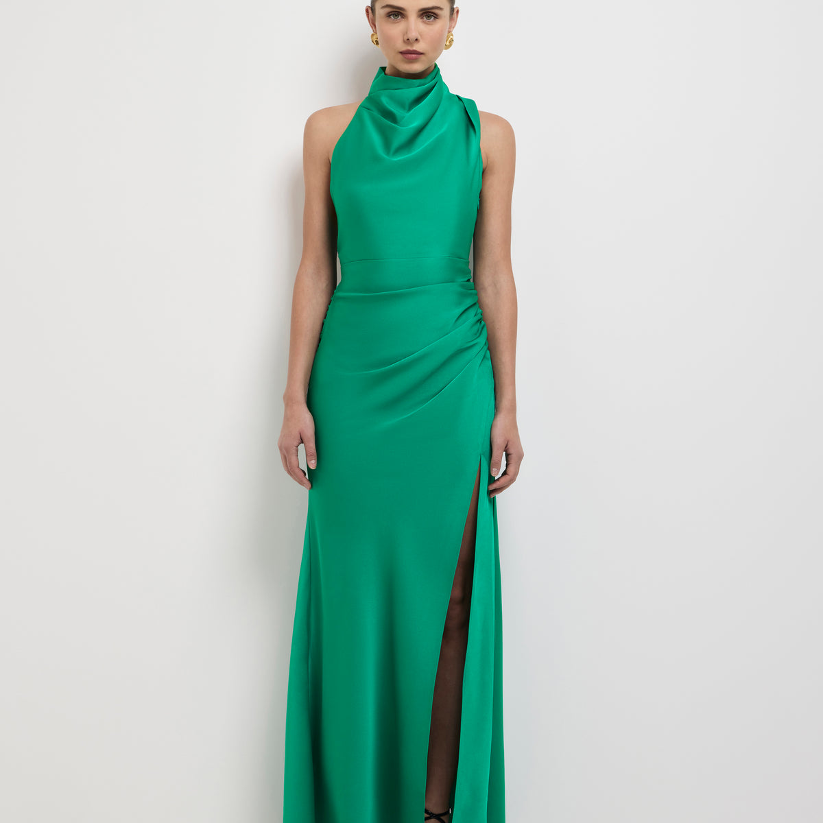 Venus Maxi Dress Jade | Sleeveless Maxi Dress | SHEIKE
