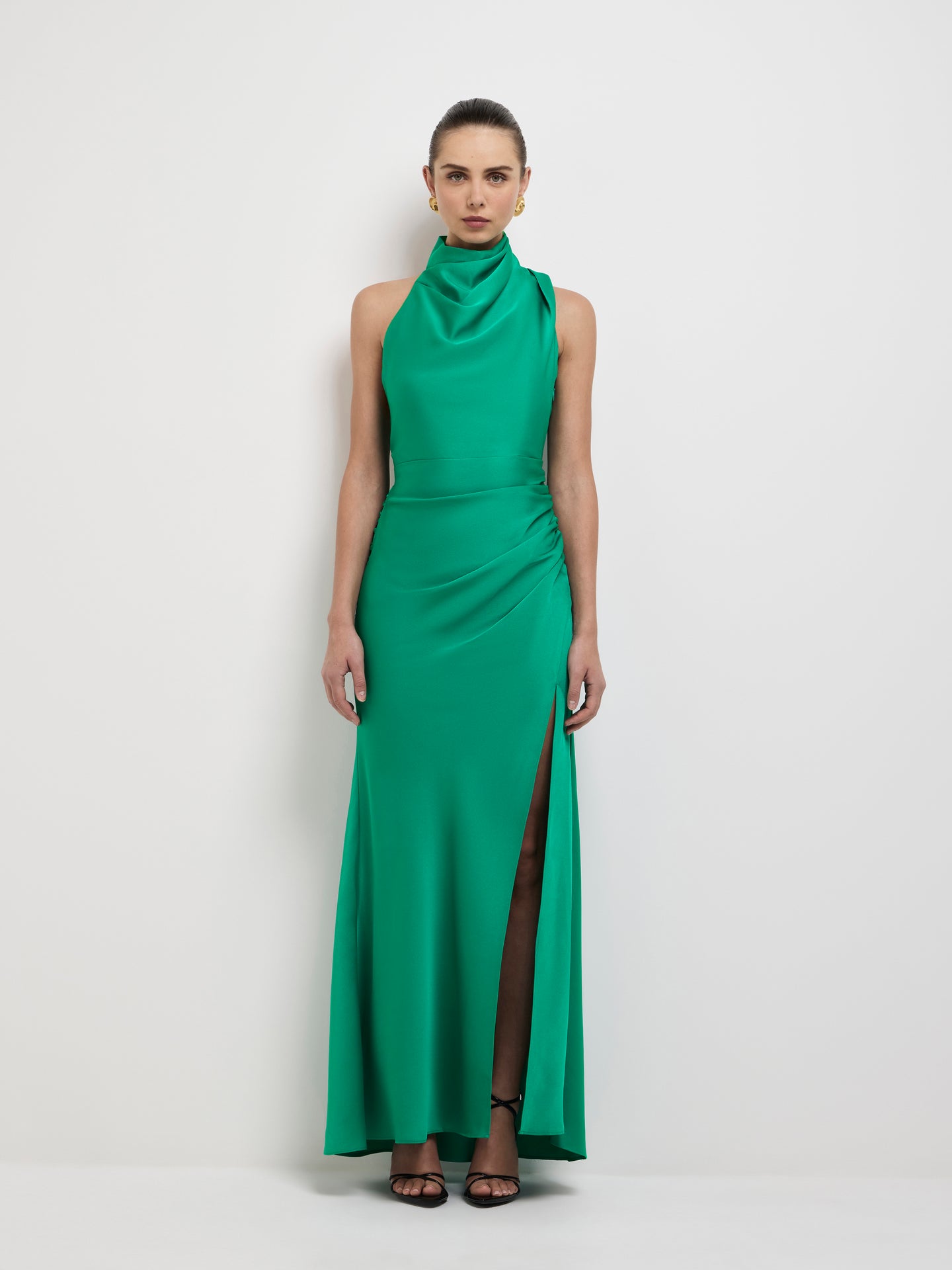 Venus Maxi Dress Jade | Sleeveless Maxi Dress | SHEIKE