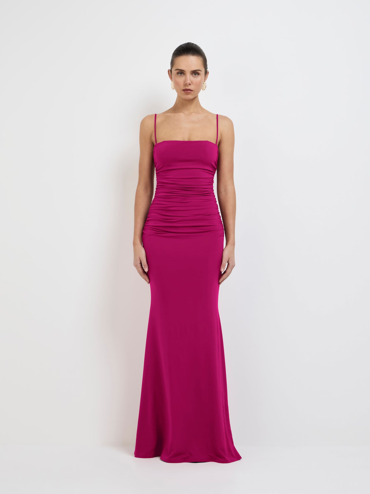 Chloe Gown Raspberry | Backless Formal Dress | SHEIKE