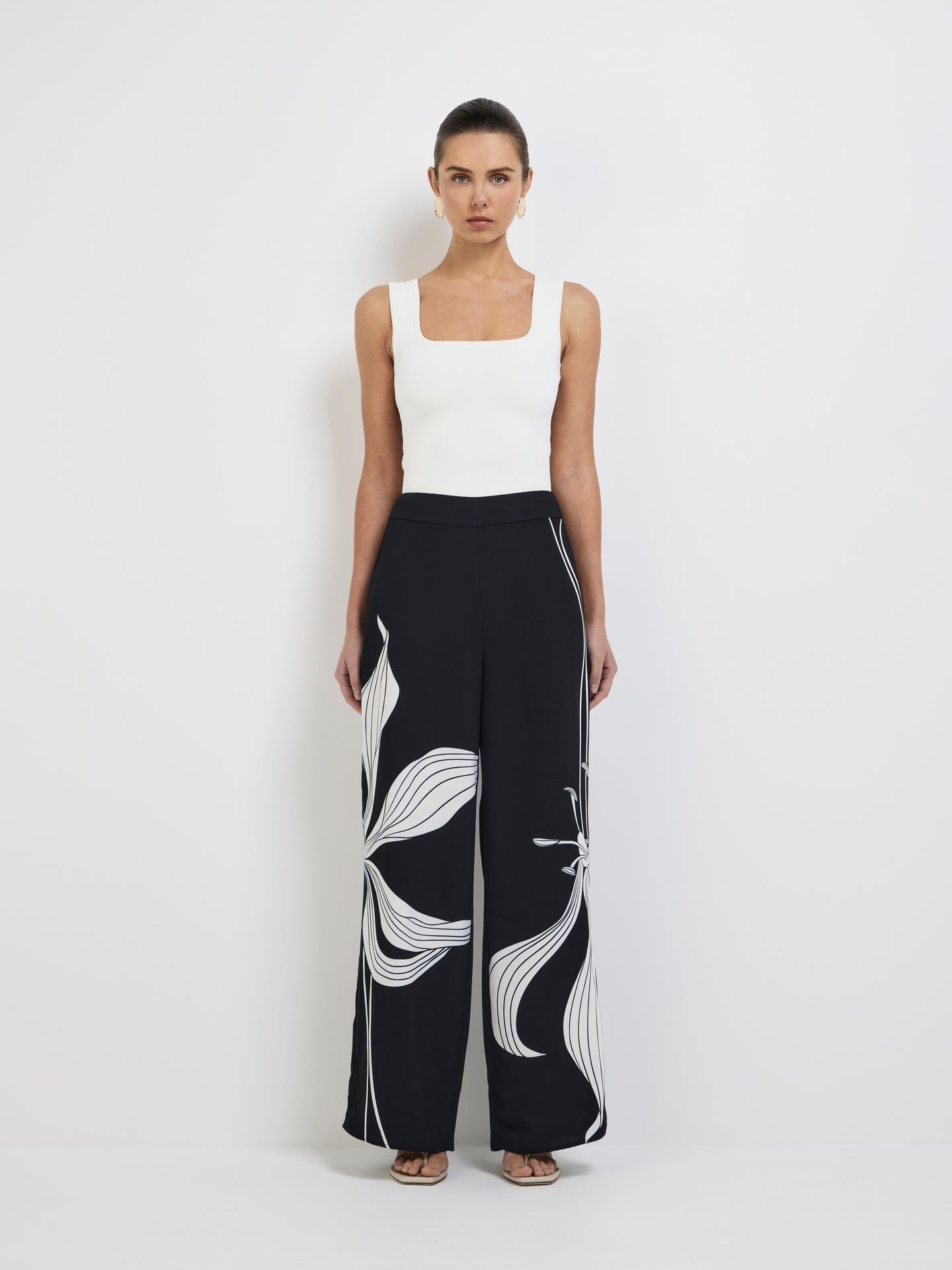 Lotus Pant Print | Wide Leg Pants | SHEIKE
