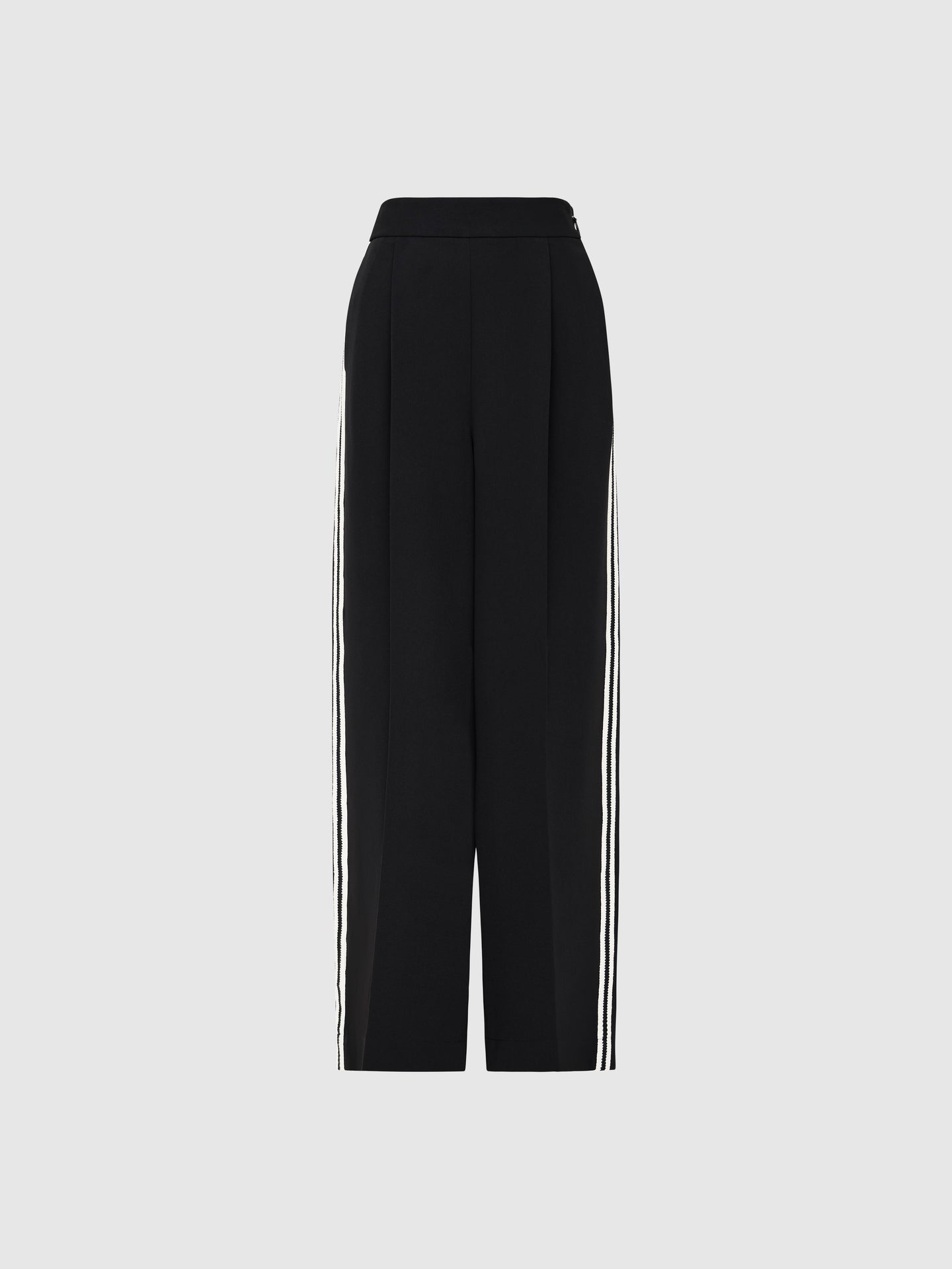 Clara Pant Black | Striped Side Pant | SHEIKE
