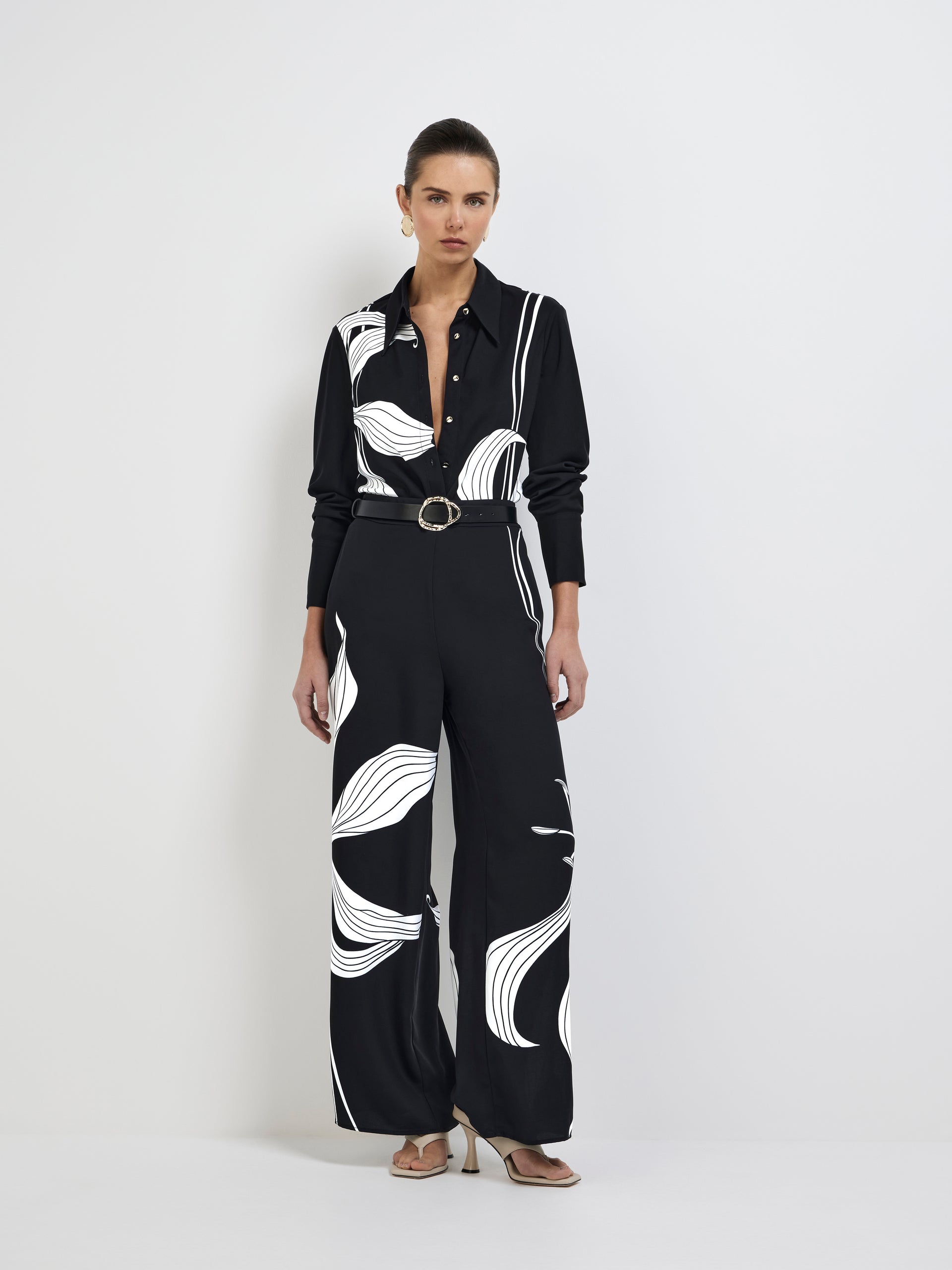 Lotus Pant Print | Wide Leg Pants | SHEIKE