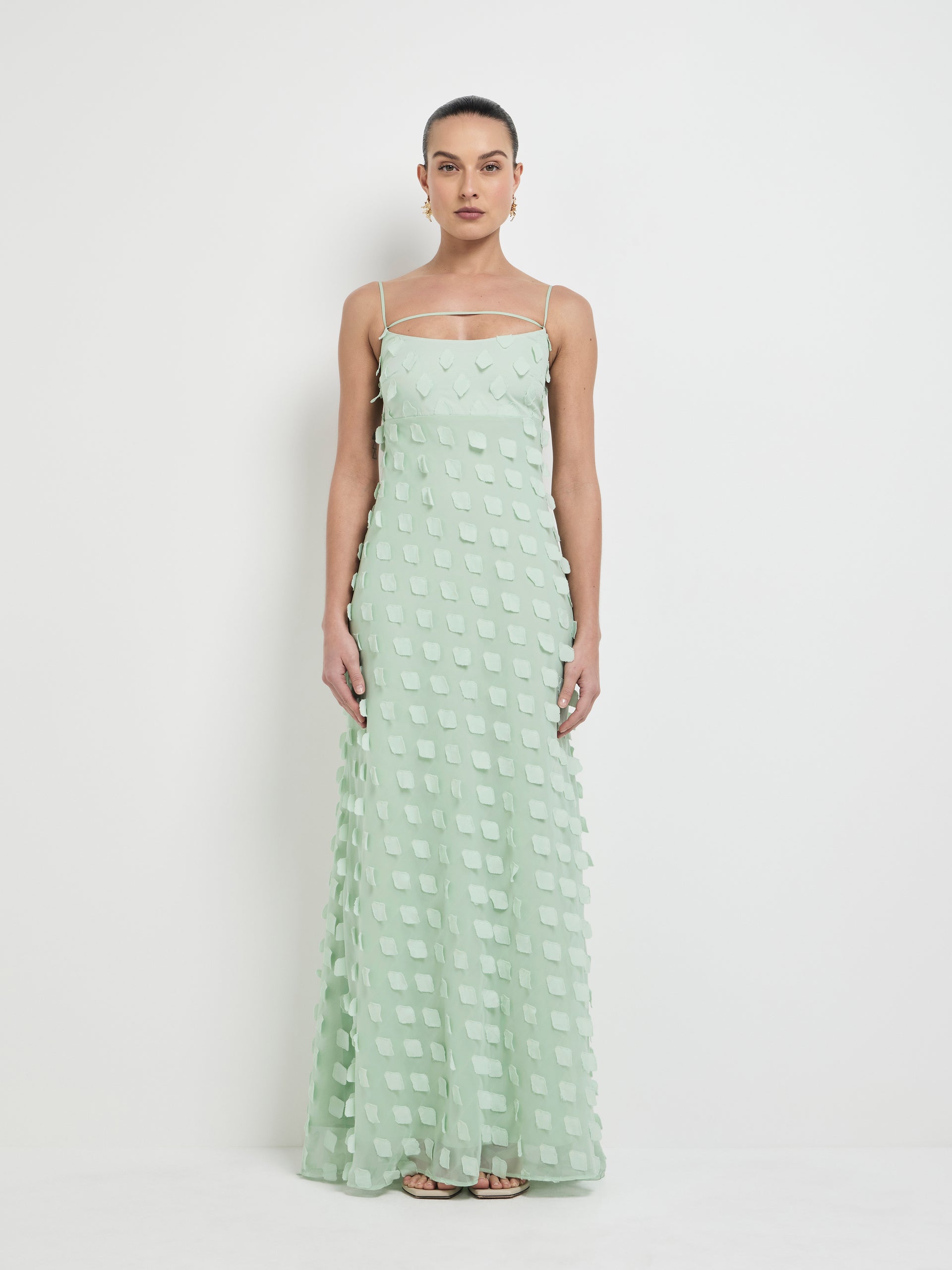 Escape Maxi Dress Avocado | Green Maxi Dress | SHEIKE