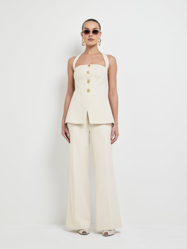 Carmen Top Ecru | Women's Top | SHEIKE