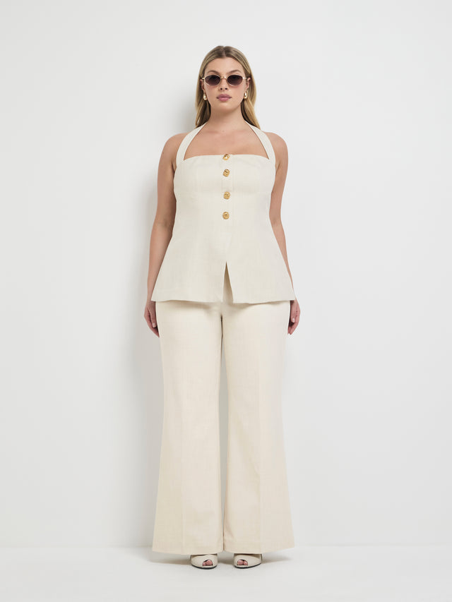 Carmen Top Ecru | Women's Top | SHEIKE