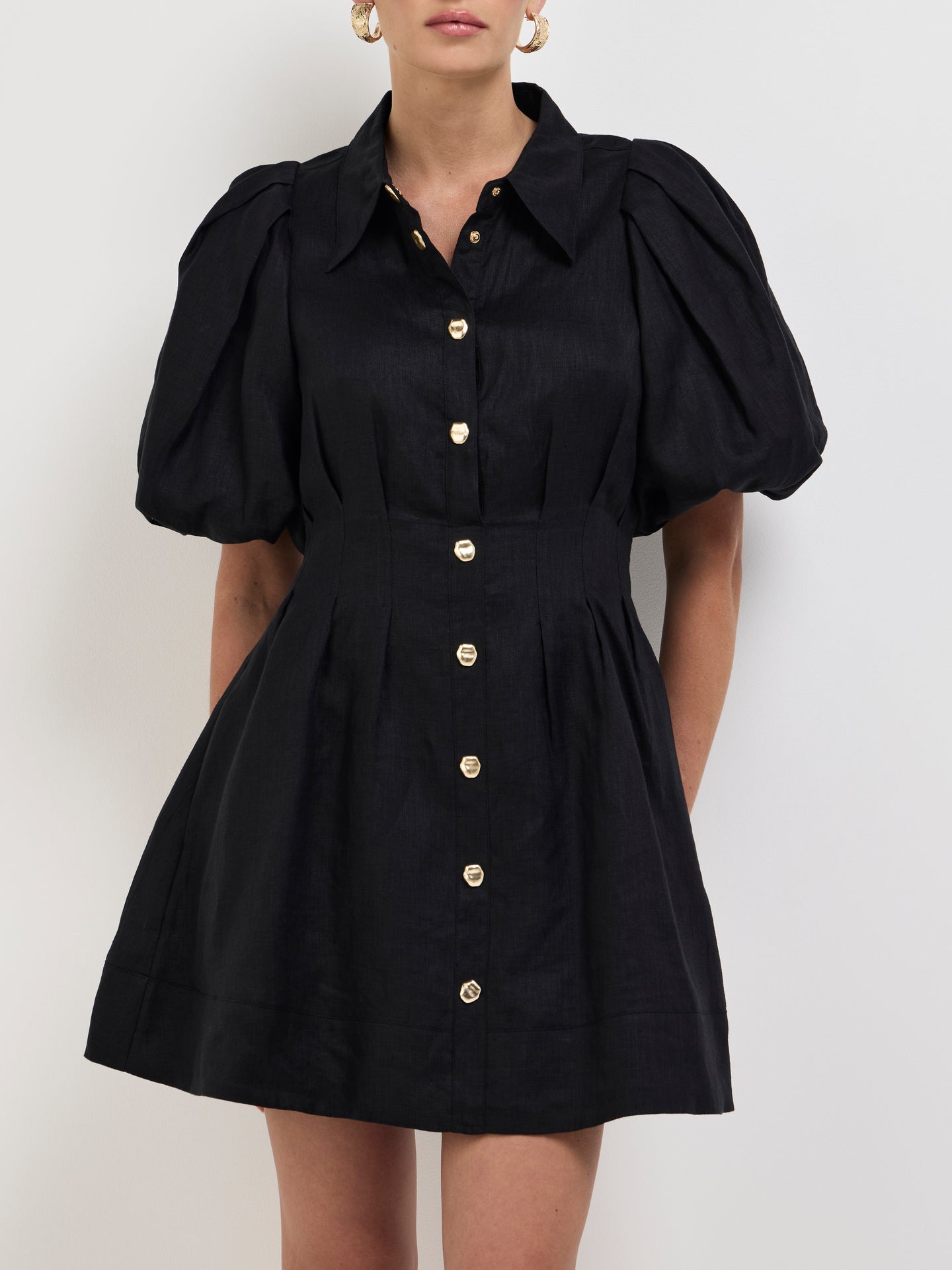 Elisa Mini Dress | Mini 100% Linen Dress | SHEIKE