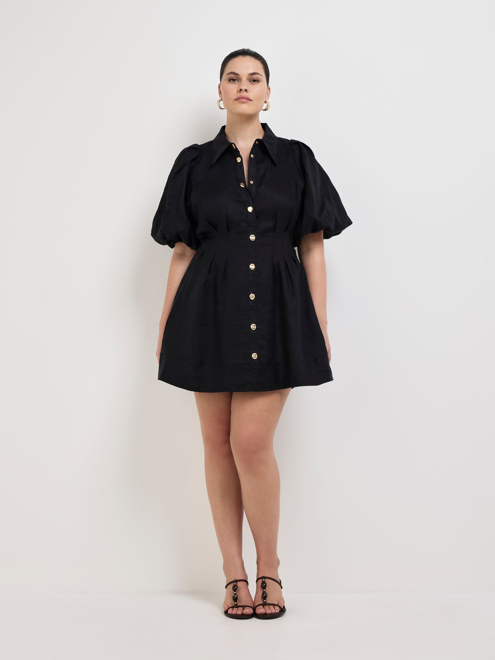 Elisa Mini Dress | Mini 100% Linen Dress | SHEIKE
