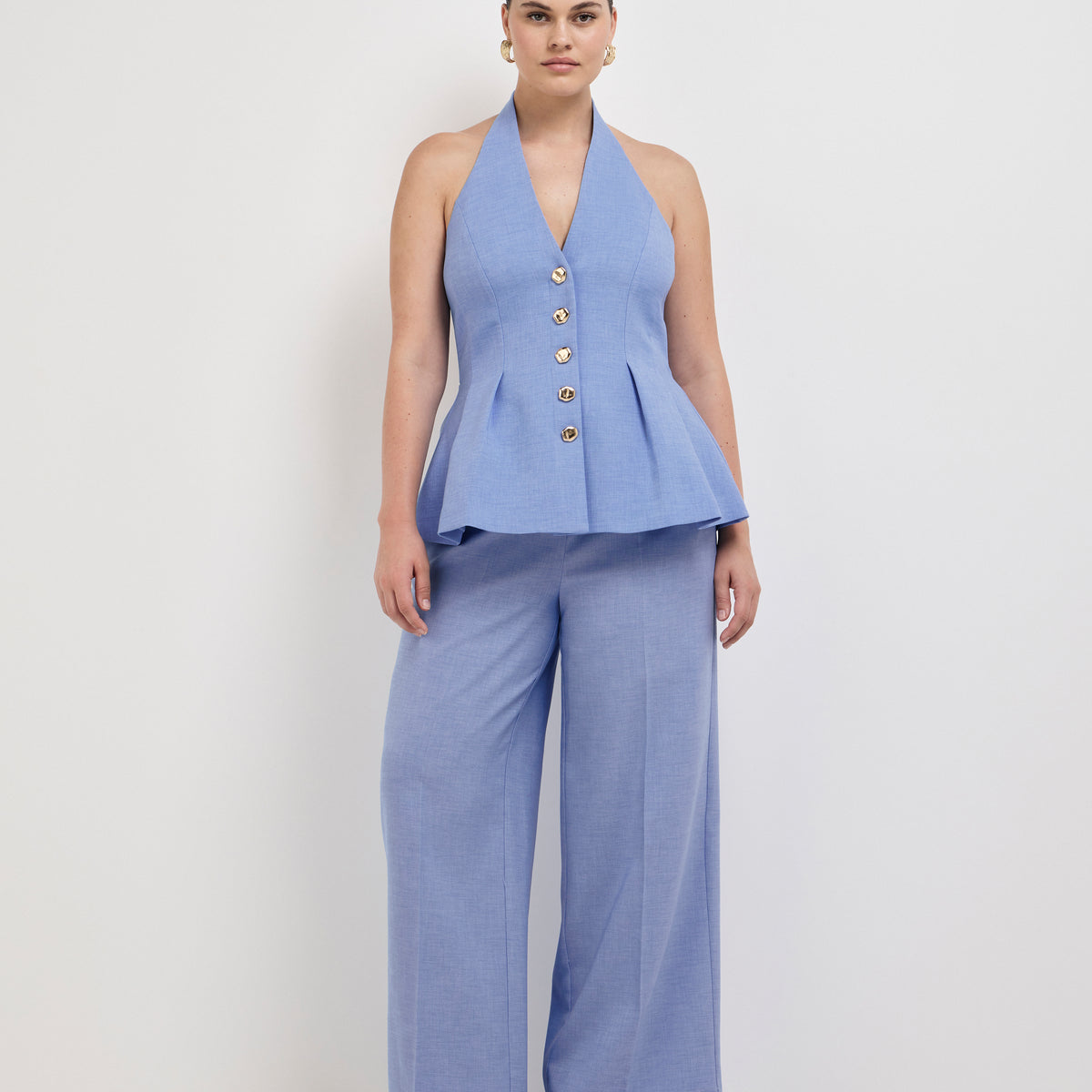 Studio Pant Blue | Tailored Pants | SHEIKE