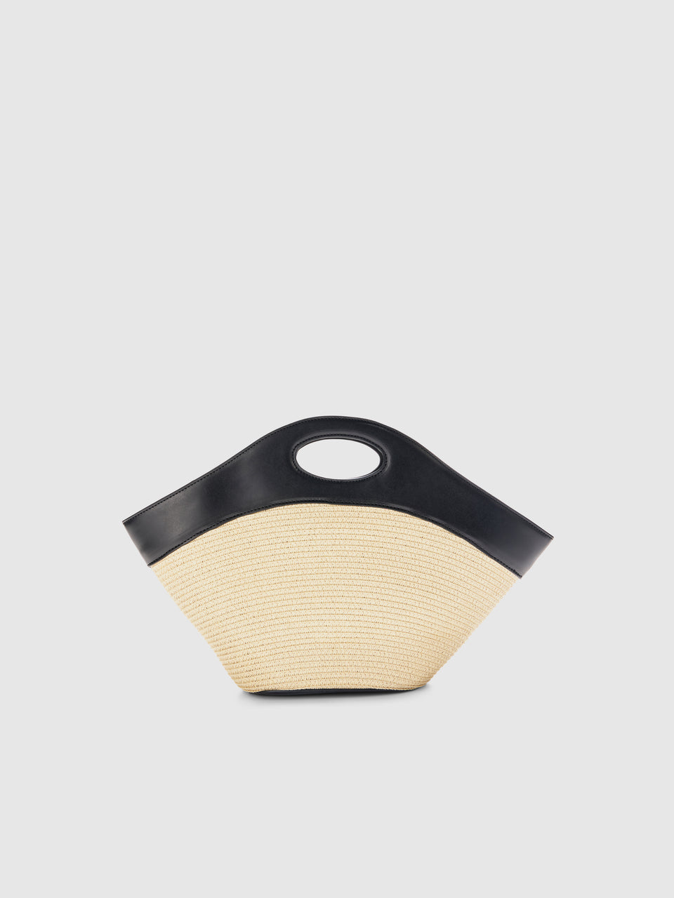 Hamilton Bag Ecru Black | Raffia Bag | SHEIKE