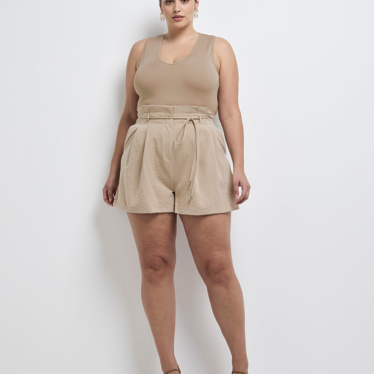 Eva Tank Sand | Basic Tank Top | SHEIKE