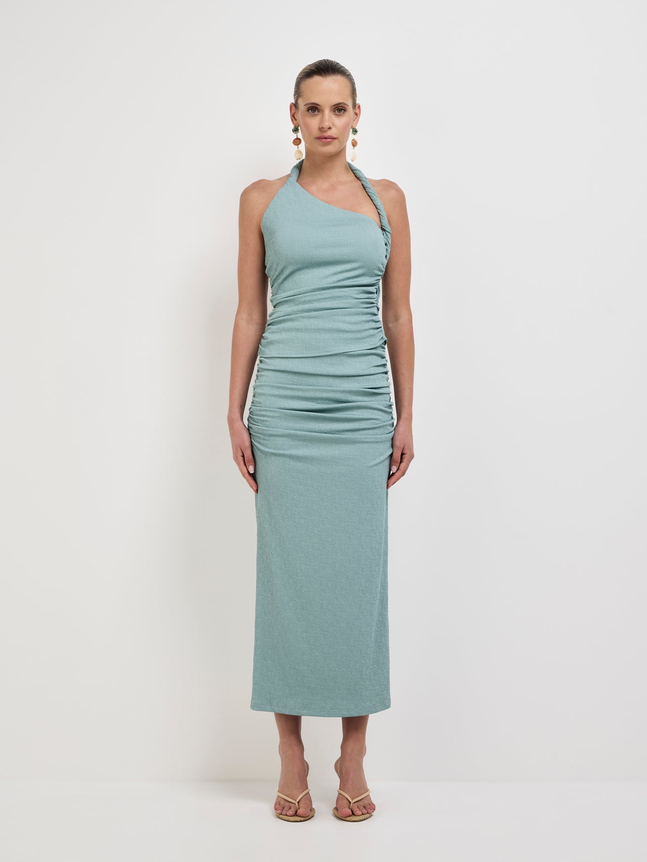 Oliva Top Sage | Jersey Halter Top | SHEIKE