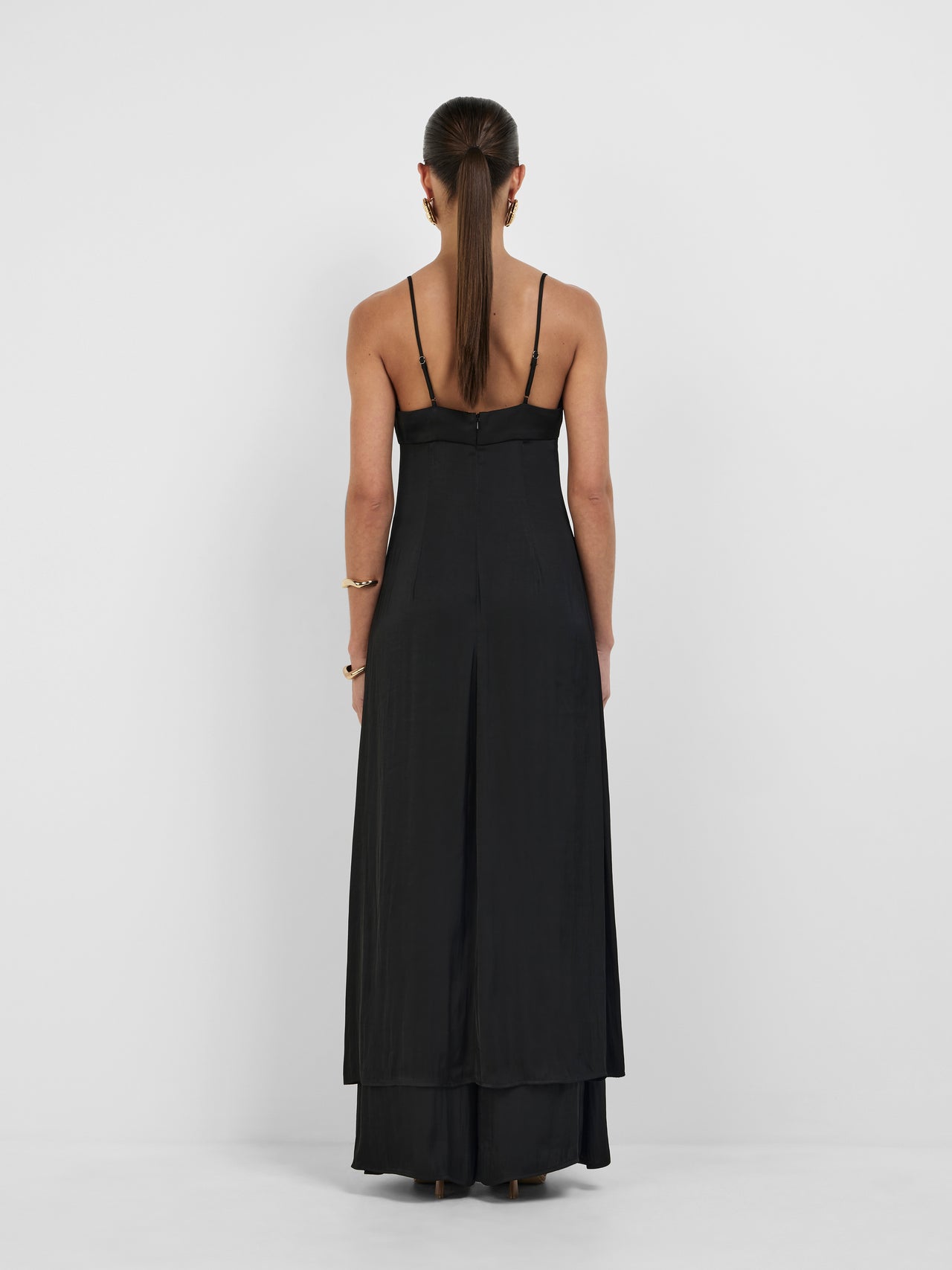 Issy Longline Top Black | Women Co-Ord Tops | SHEIKE