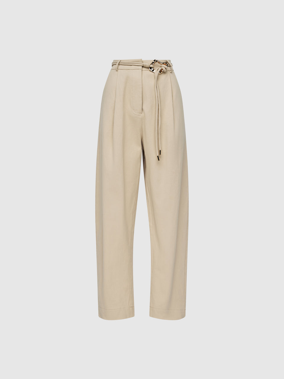 Valencia Pant Bone | Barrel Leg Pant | SHEIKE