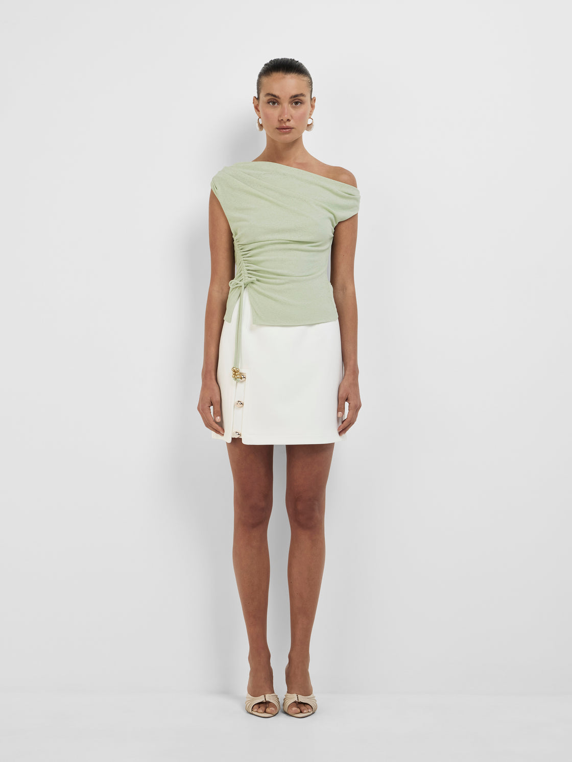 Giselle Top Pistachio | Summer Sets | SHEIKE
