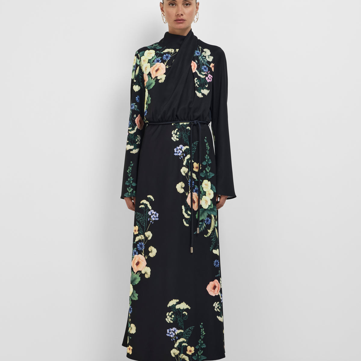 Layla Botanical Dress Floral | Long Sleeve Dress | SHEIKE