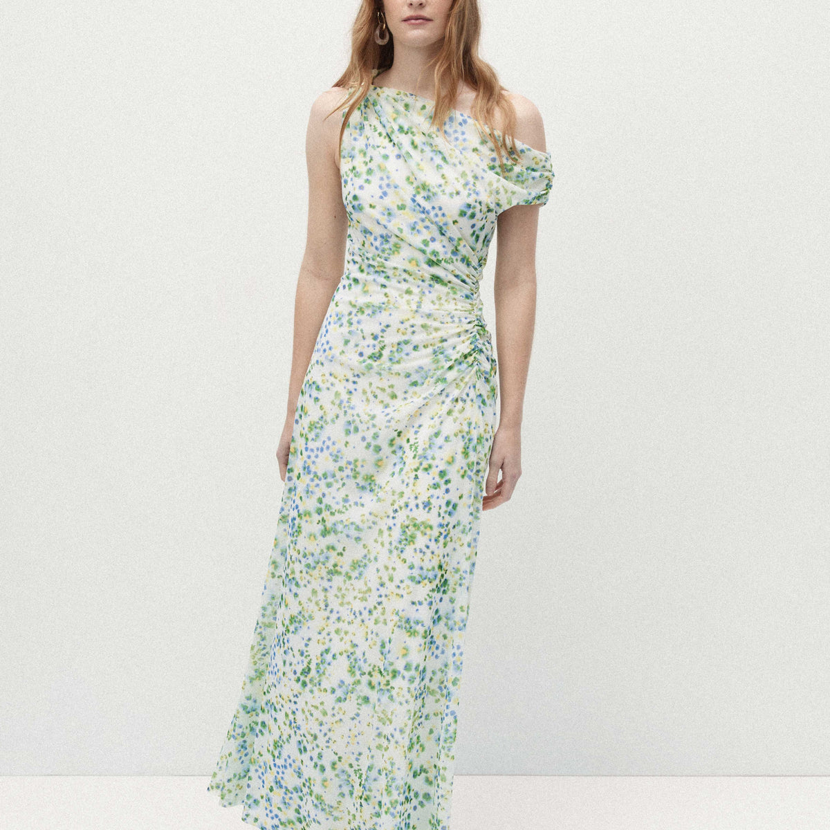 Lily Mesh Dress Floral | Mesh Maxi Dress | SHEIKE