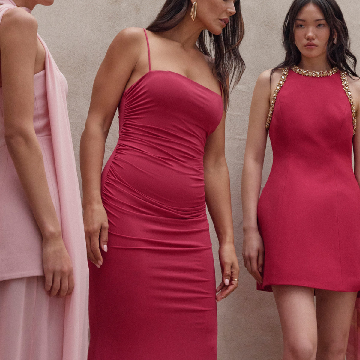 Chloe Gown Raspberry | Backless Formal Dress | SHEIKE