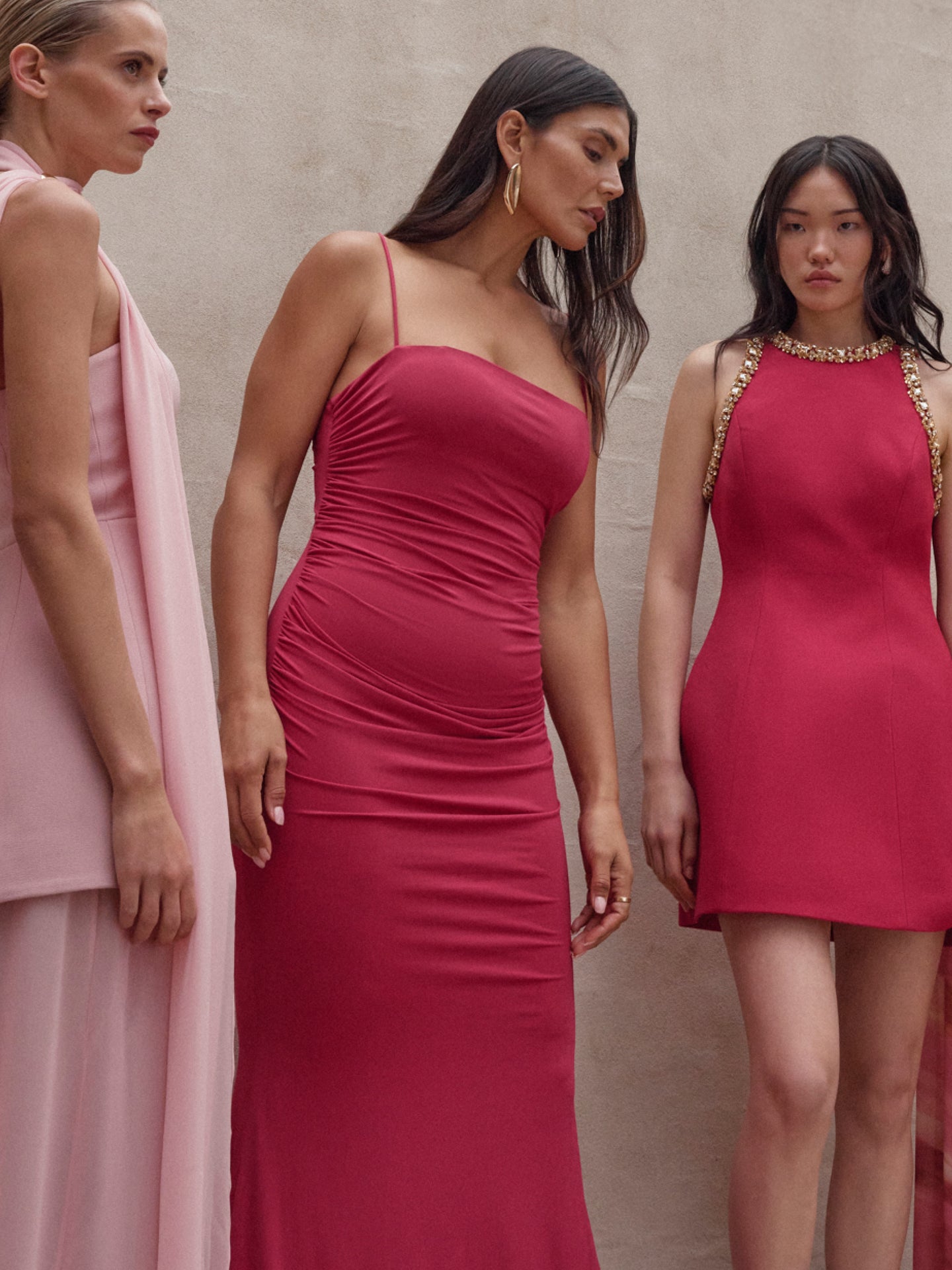 Chloe Gown Raspberry | Backless Formal Dress | SHEIKE