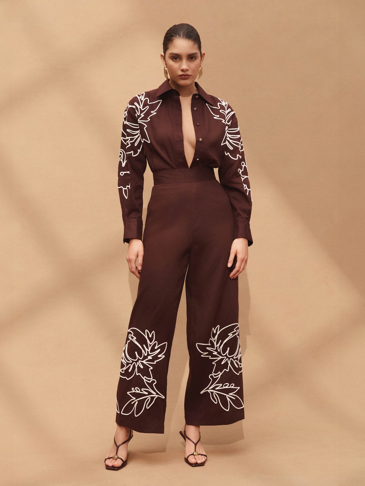 Jardan Pant Floral | Wide Leg Pant | SHEIKE