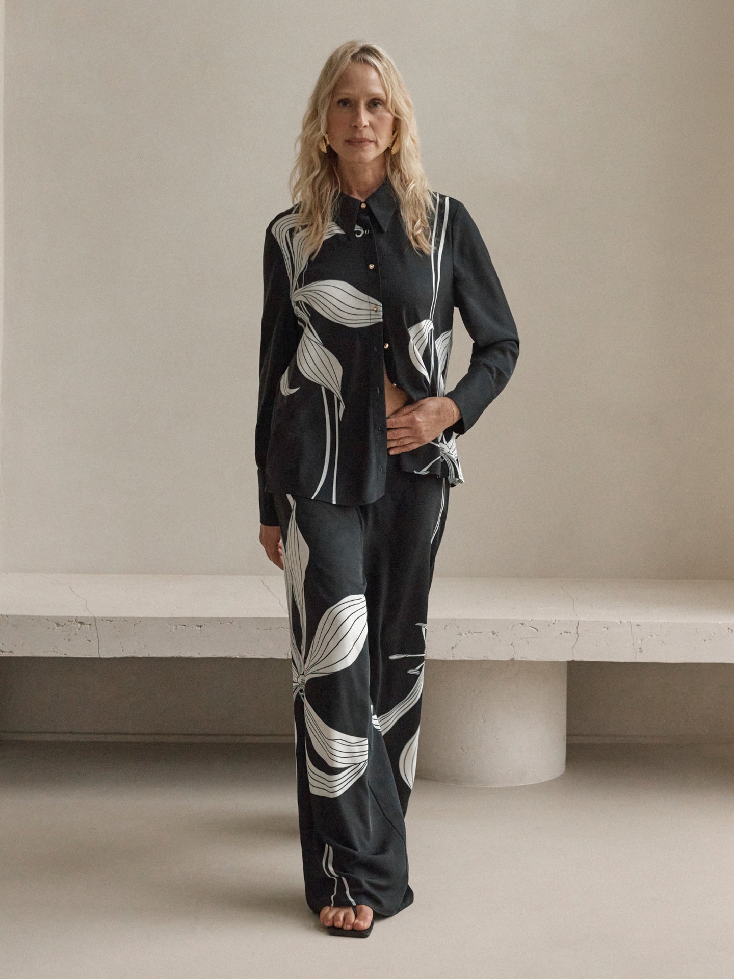 Lotus Pant Print | Wide Leg Pants | SHEIKE