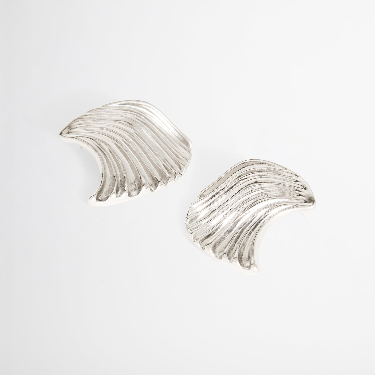 Natalia Earrings Silver | Stud Earring | SHEIKE