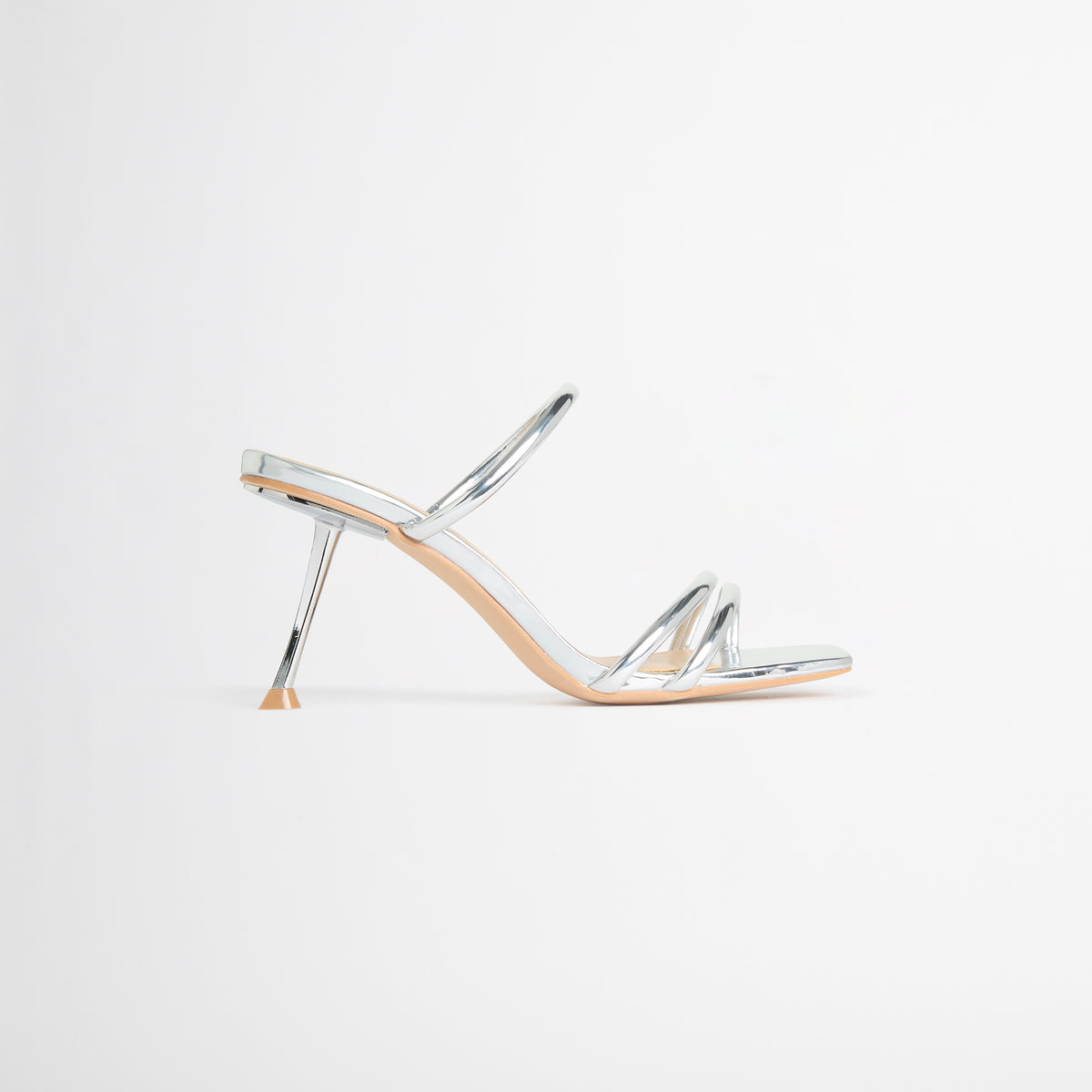 Kiana Heel Silver | Evening Silver Heel | SHEIKE