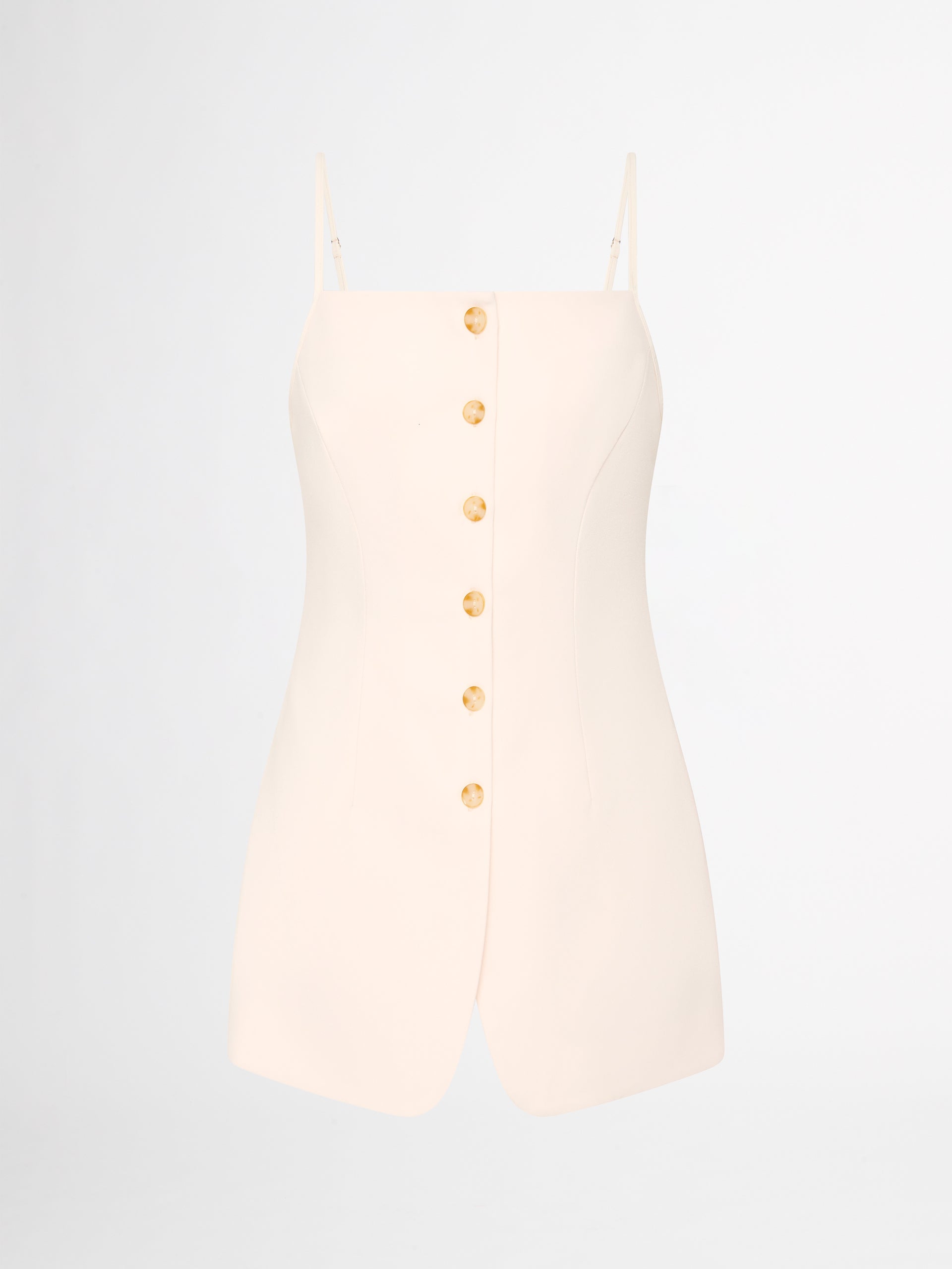 Nicole Top Ivory | Button Up Top | SHEIKE